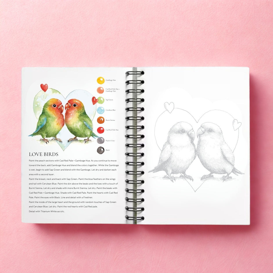 So Much Love Watercolor Workbook By Willow Wolfe – Willow Wolfe Inc