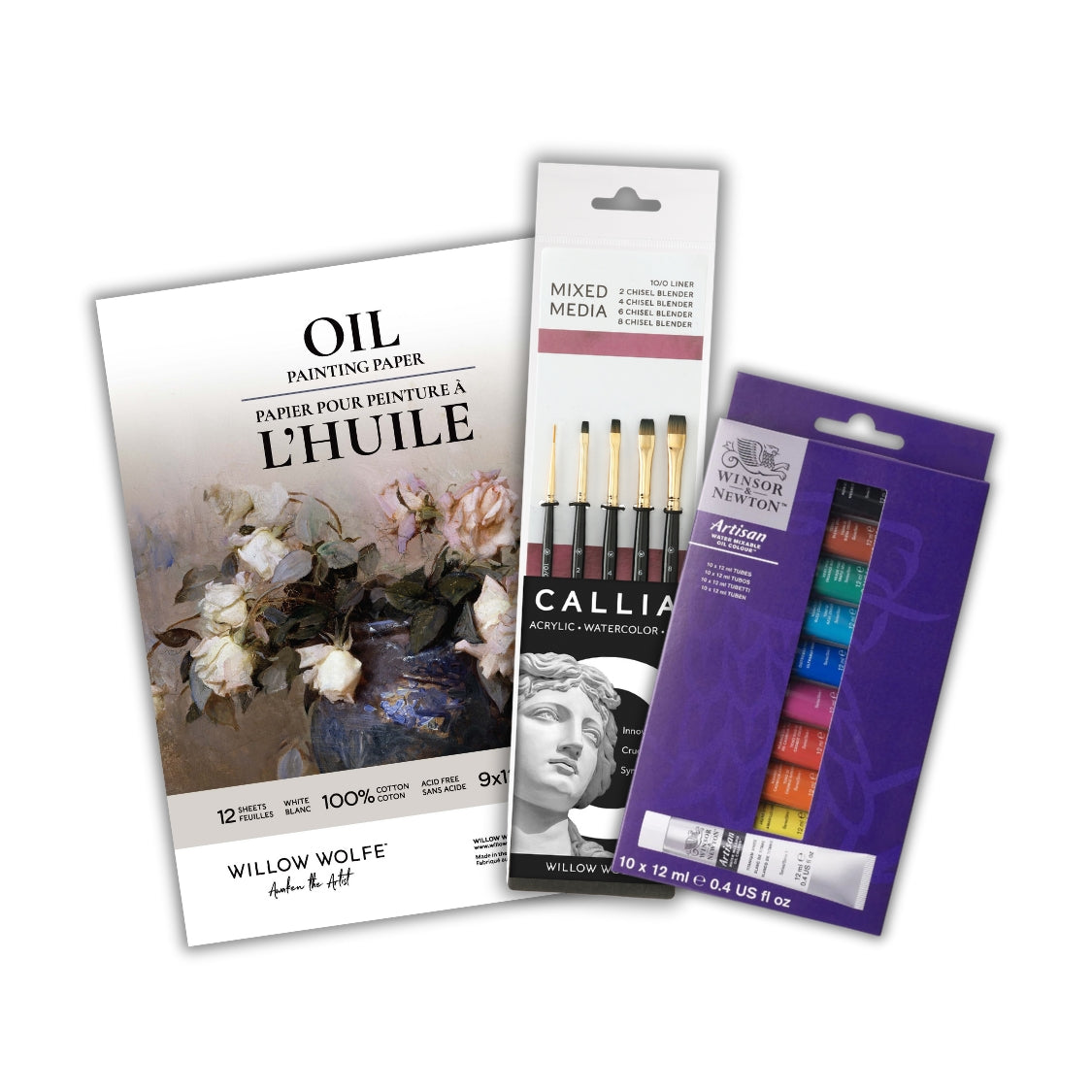 Oil Painting Beginner Bundle – Willow Wolfe Inc