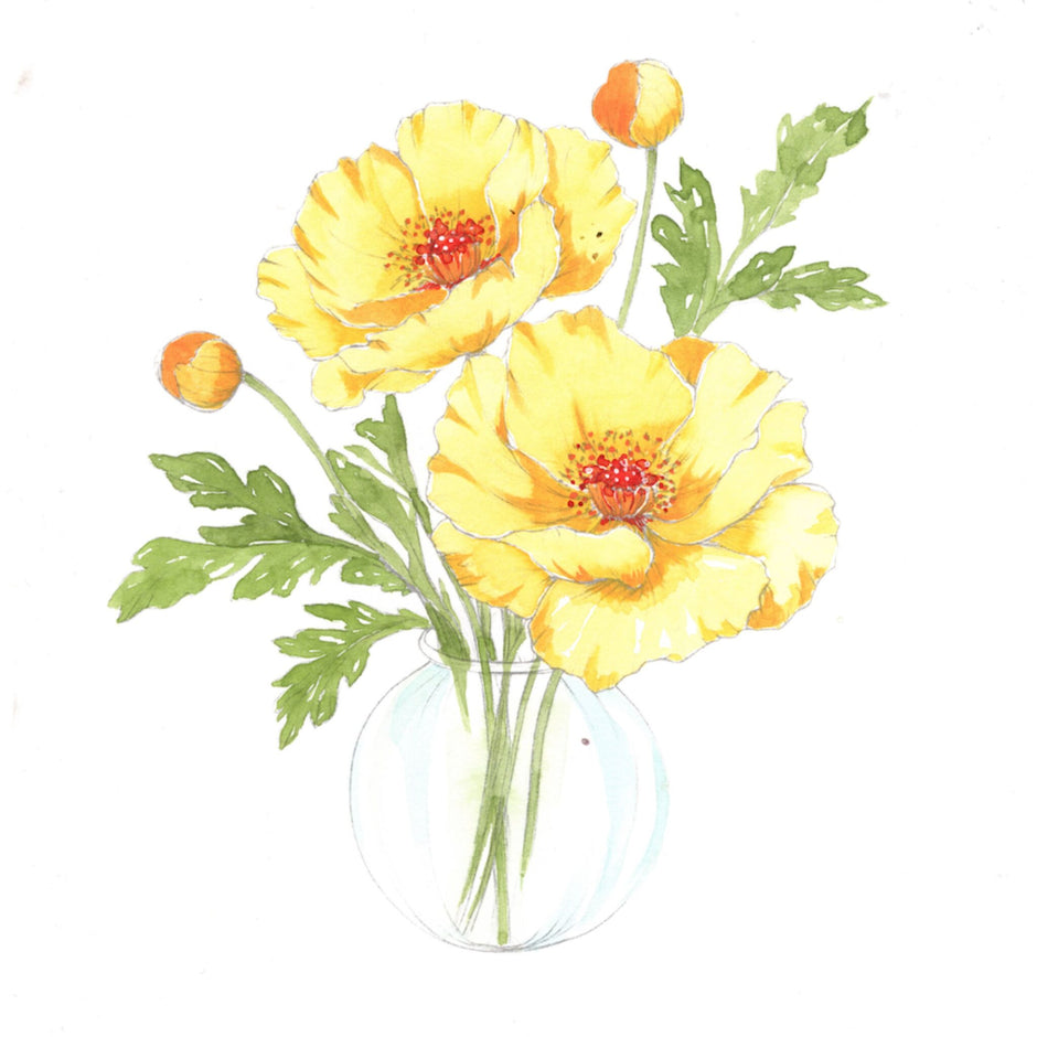 Bold Flowers Watercolor Workbook – Willow Wolfe Inc