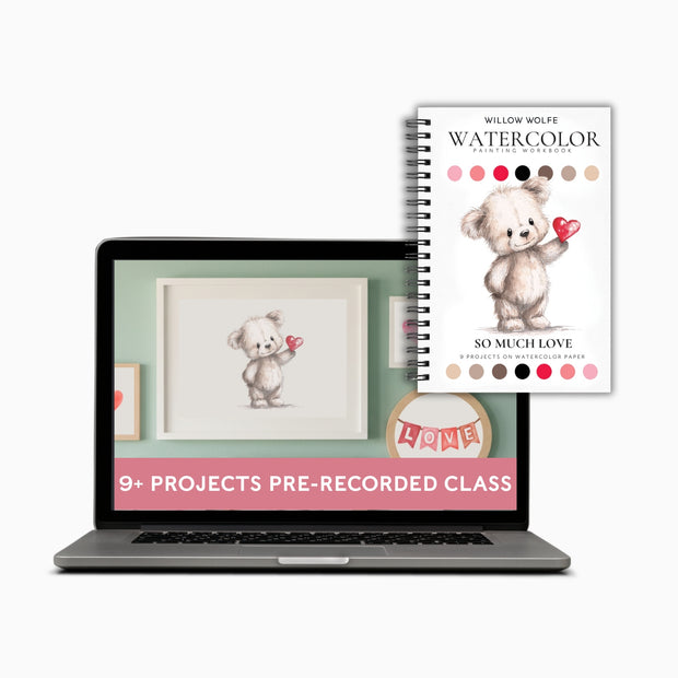 Watercolor Courses – Willow Wolfe Inc