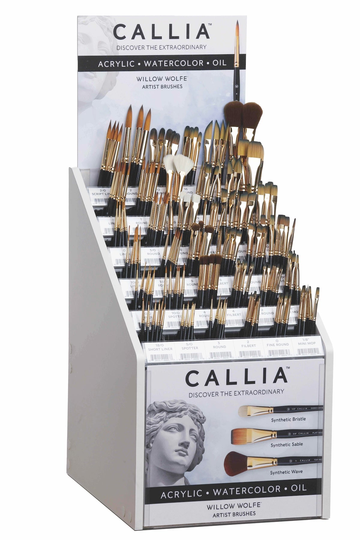 Artist Brush Countertop Display: 36 – Willow Wolfe Inc
